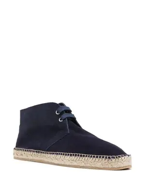SCAROSSO Mojave Suede Espadrilles - Blue