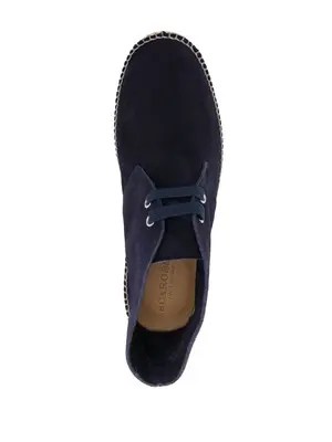 SCAROSSO Mojave Suede Espadrilles - Blue