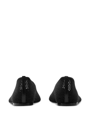 Burberry Mesh Ballerina Shoes - Black