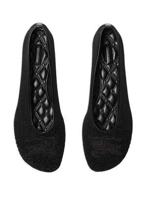 Burberry Mesh Ballerina Shoes - Black