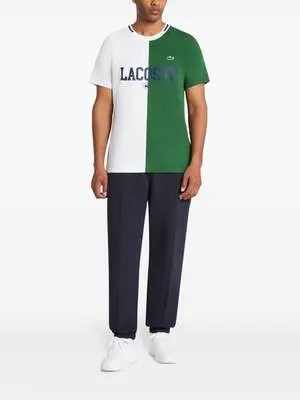 Lacoste Two-tone Logo-print T-shirt