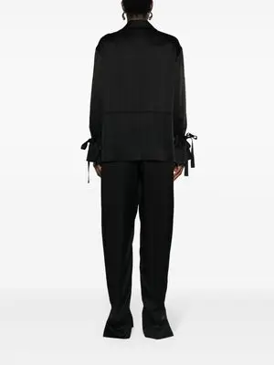 Victoria Beckham Spread-collar Crepe Jumpsuit