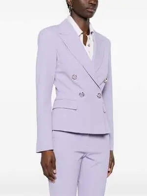 Liu Jo Double-breasted Twill Blazer