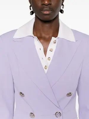Liu Jo Double-breasted Twill Blazer