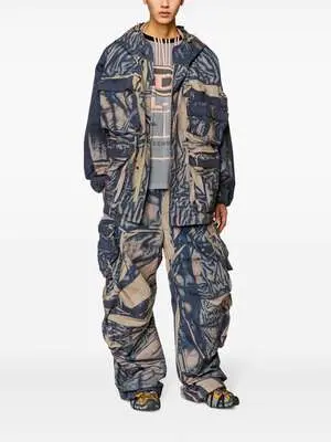 DIESEL® J-cadmus Creased-effect Cargo Jacket