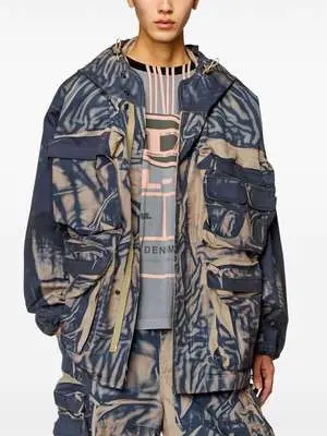 DIESEL® J-cadmus Creased-effect Cargo Jacket