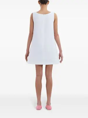 Marni Logo-embroidered Cotton Minidress