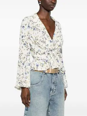 Liu Jo Floral-print Crepe Blouse