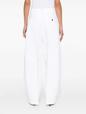 Jacquemus Ovalo Pleated Palazzo Pants