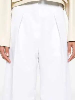 Jacquemus Ovalo Pleated Palazzo Pants