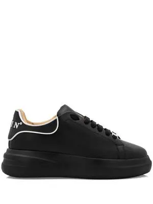 Philipp Plein Megastar Leather Low-top Sneakers - Black