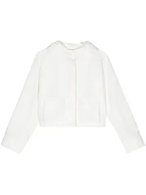 Shiatzy Chen Detachable-hood Cargo Jacket - White