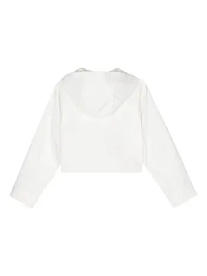 Shiatzy Chen Detachable-hood Cargo Jacket - White