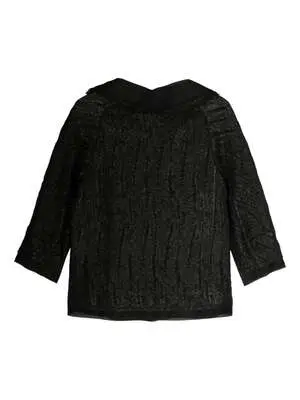 Shiatzy Chen Jacquard Silk Jacket - Black