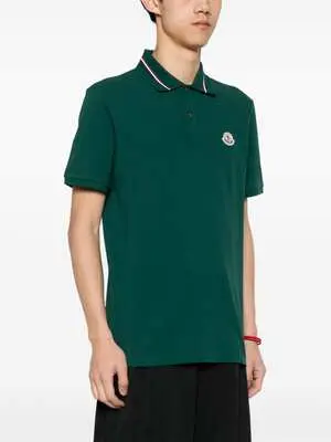 Moncler Logo-patch Polo Shirt