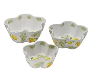 TEMP-TATIONS Seasonal Set Of Figural Nesting Bowls - One-color