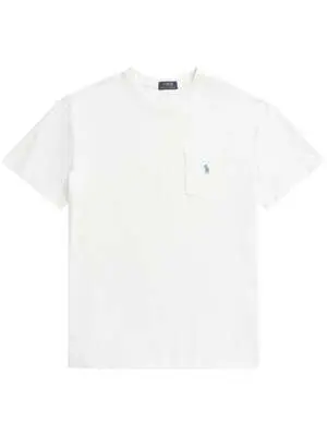 Polo Ralph Lauren Polo Pony Cotton-linen T-shirt - White