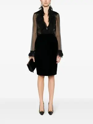Saint Laurent Pencil Skirt