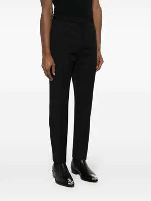 Saint Laurent Tailored Slim-fit Trousers - Black