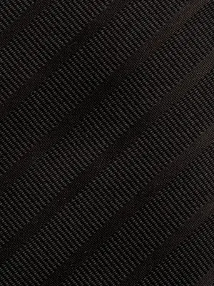 Saint Laurent Jacquard Pointed Tie