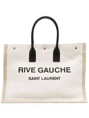 Saint Laurent Rive Gauche Printed Totes