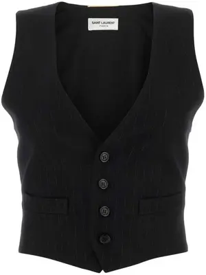 Saint Laurent Paris Vests For Women