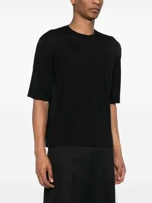 Saint Laurent Straight-hem Knitted T-shirt