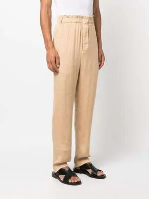 Saint Laurent Straight-leg Silk-blend Trousers