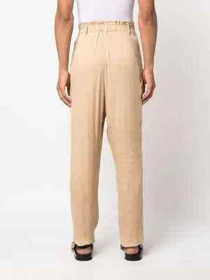 Saint Laurent Straight-leg Silk-blend Trousers
