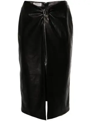 Saint Laurent Leather Skirts