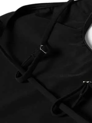 Saint Laurent Backless Self-tie Swimsuit