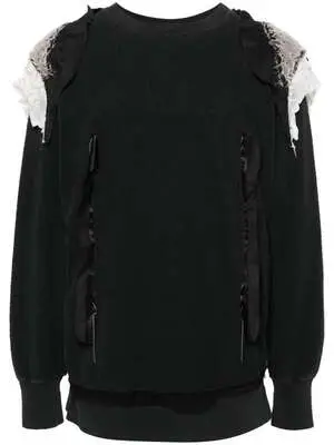 MAISON MARGIELA Terry-cloth Patchwork Sweatshirt
