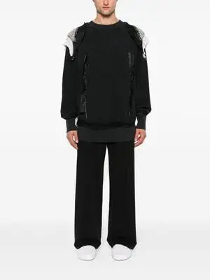 MAISON MARGIELA Terry-cloth Patchwork Sweatshirt