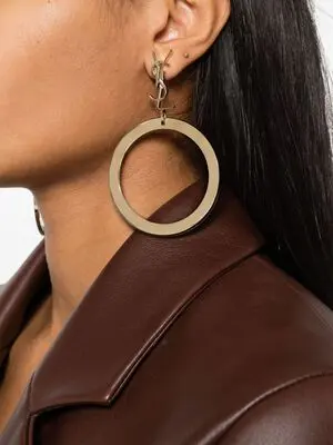 Saint Laurent Cassandre Drop Earrings