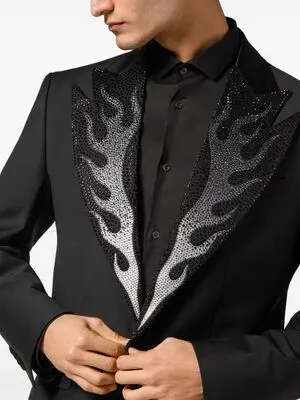 Philipp Plein Flame Single-breasted Blazer