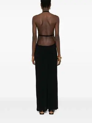 Saint Laurent Halterneck Maxi Dress