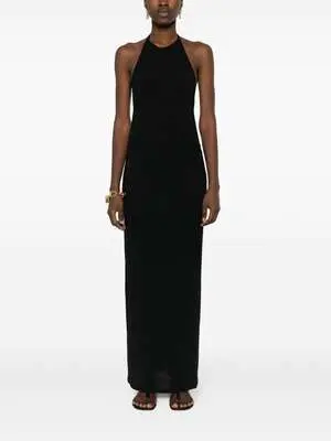 Saint Laurent Halterneck Maxi Dress