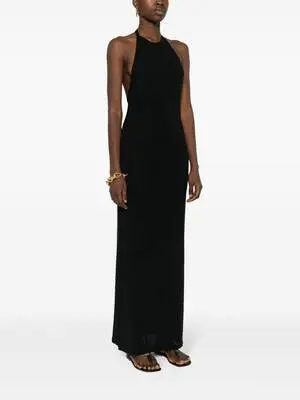 Saint Laurent Halterneck Maxi Dress