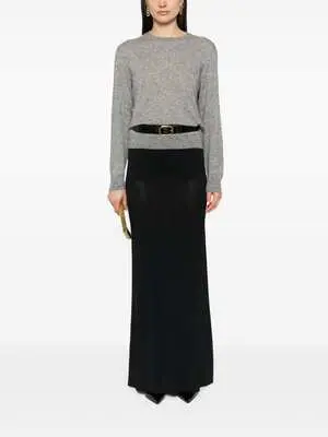 Saint Laurent Cashmere-blend Jumper - Grey