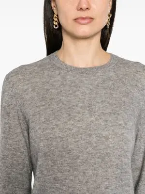 Saint Laurent Cashmere-blend Jumper - Grey