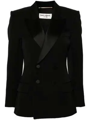 Saint Laurent Peak-lapels Double-breasted Blazer