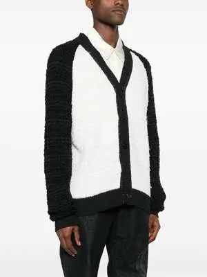 Balmain Colour-block Bouclé Cardigan