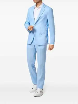 Philipp Plein Single-breasted Linen Blazer