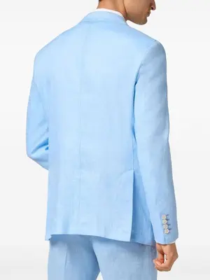 Philipp Plein Single-breasted Linen Blazer