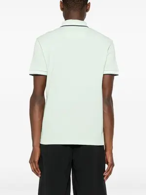 BOSS Logo-embroidered Cotton Polo Shirt - Green