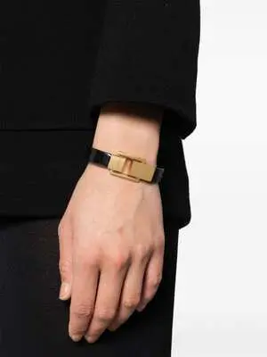 Saint Laurent Le Carré Leather Bracelet