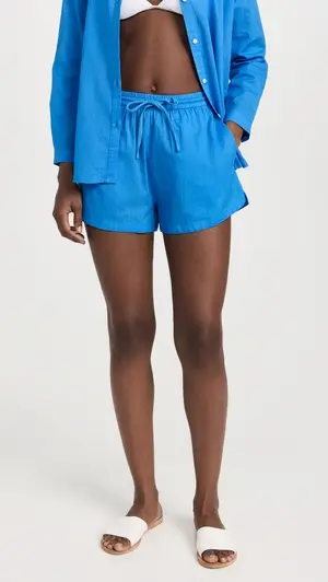 Playa Lucila Cotton Slubbed Shorts