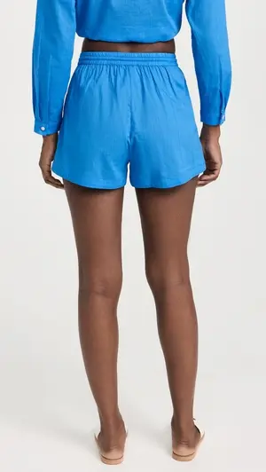 Playa Lucila Cotton Slubbed Shorts