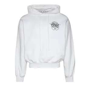 Off-White Hand Arrow Boxy Hoodie - White
