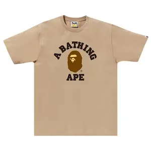 A BATHING APE College Tee 'beige - Tan